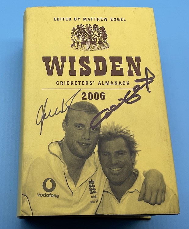 Wisden Auction - 1970 to 2016 HB Wisdens Signed by Warne, Botham ...